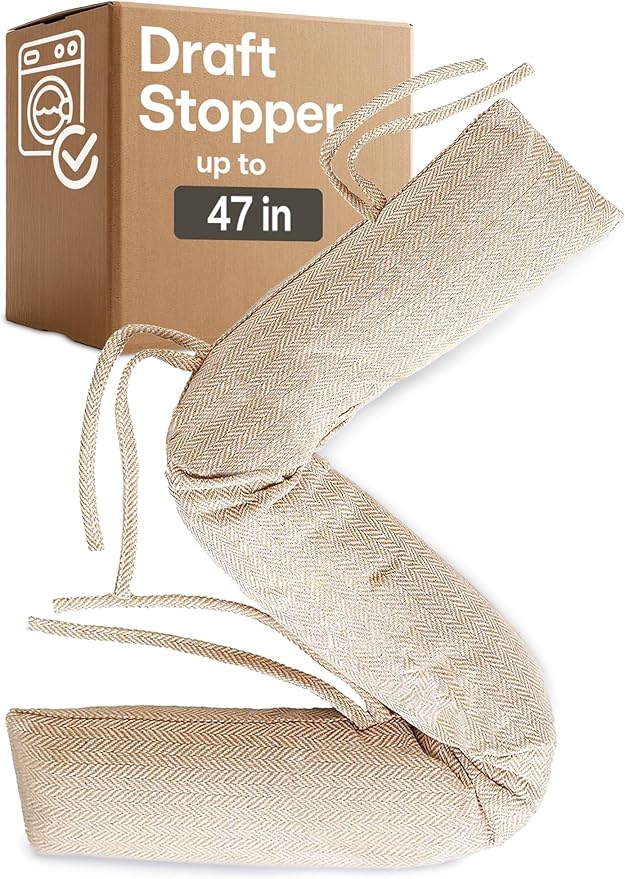 Amazon.com: Draft Stopper for Window Sill 47 inches - Extra Long Door ...