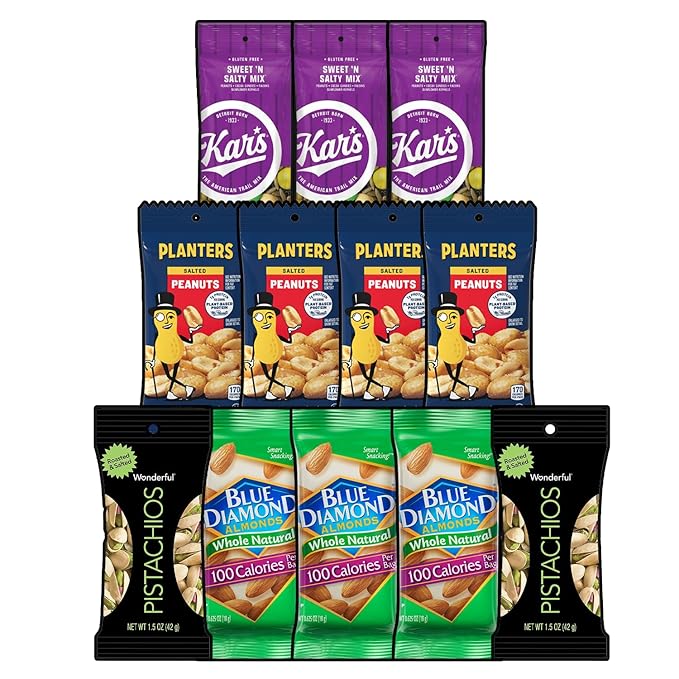 Amazon.com : Nuts Snack Packs - Mixed Nuts and Trail Mix Individual ...