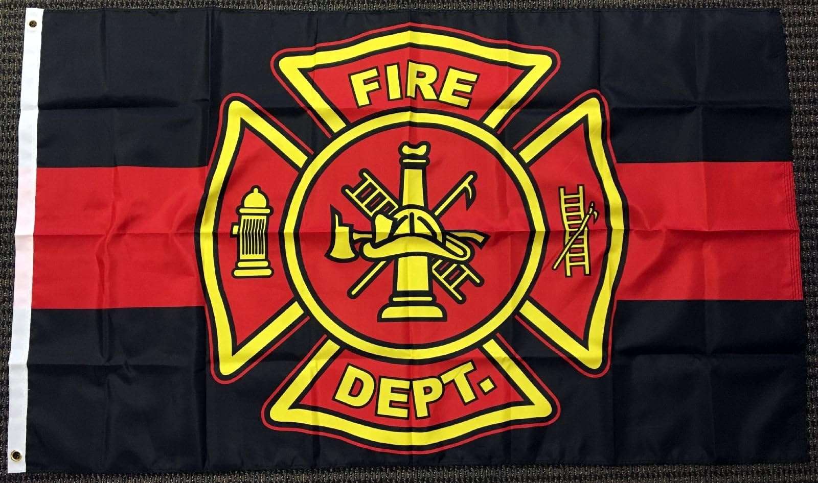 Amazon.com : New 3x5 Fire Department Flag Firefighter 3 x 5 Banner ...