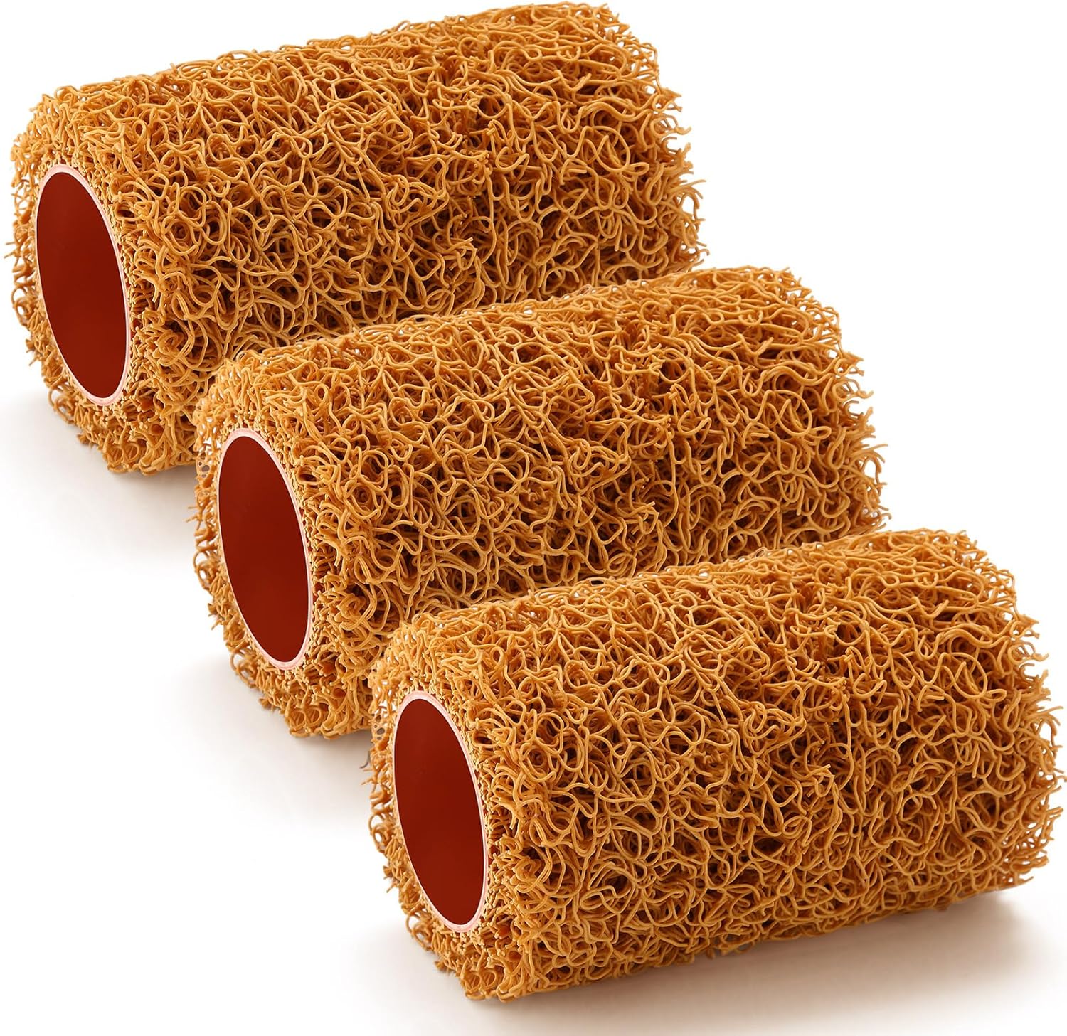 Teenyyou 3 Pcs 4 Inch Textured Paint Roller Set Small Textured Roller ...