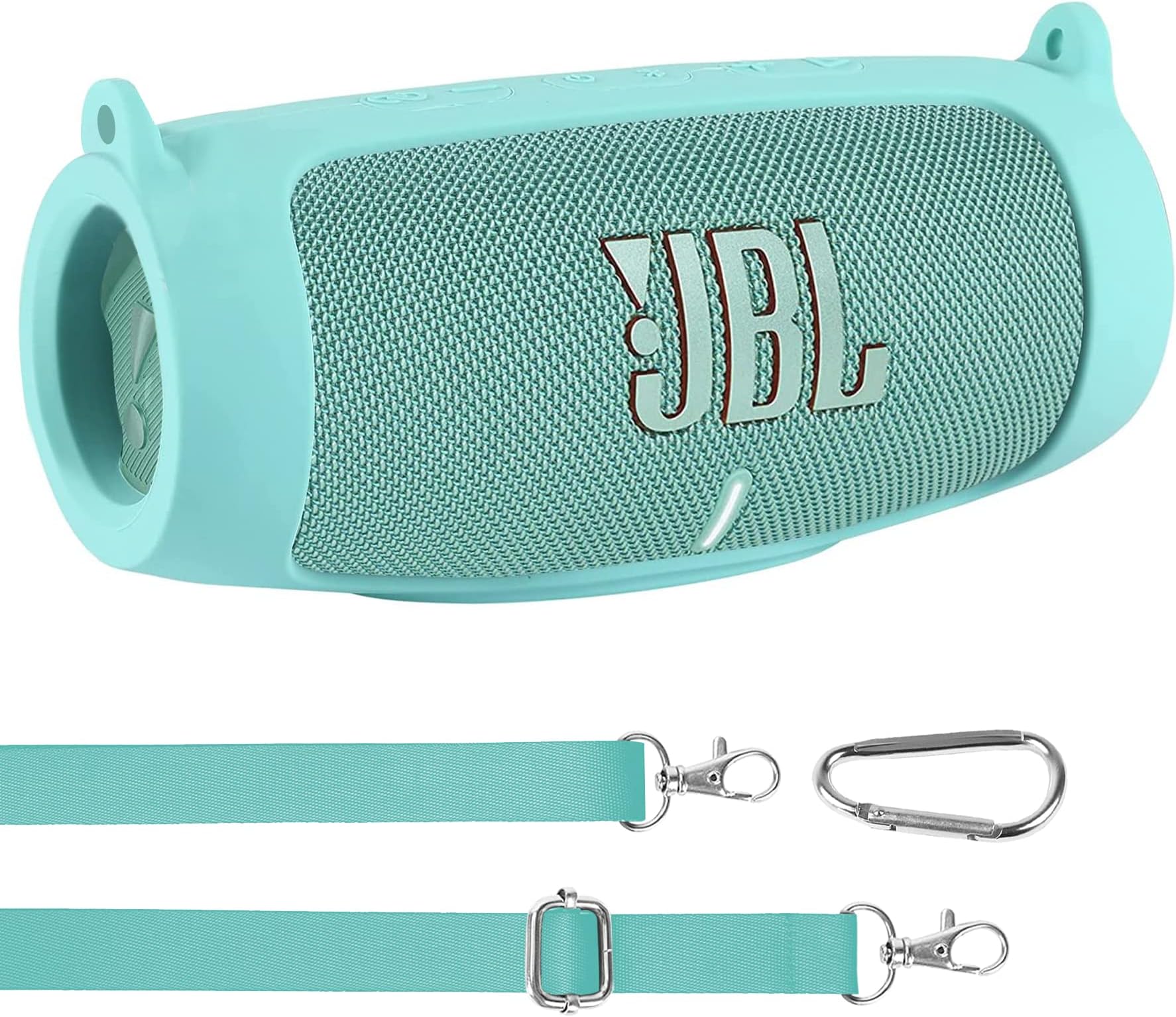 Amazon.com: Silicone Cover and Travel Case for JBL Charge 4 / Charge 5 ...