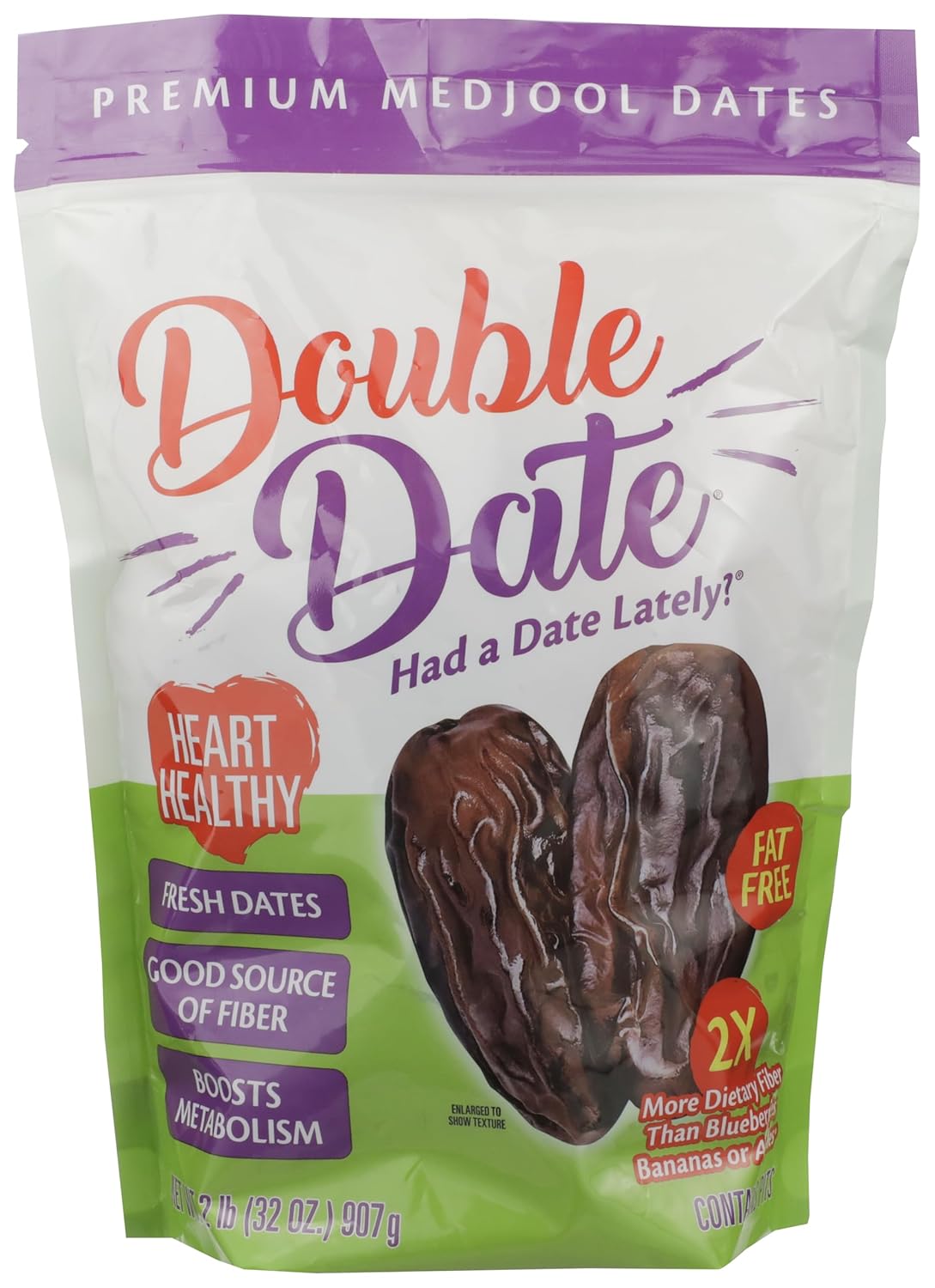 Amazon.com: DOUBLE DATE PACKING Medjool Dates, 32 OZ : Grocery ...