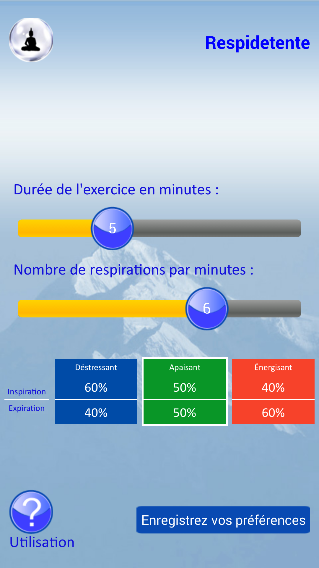 Aplicación RespiRelax en Amazon Appstore