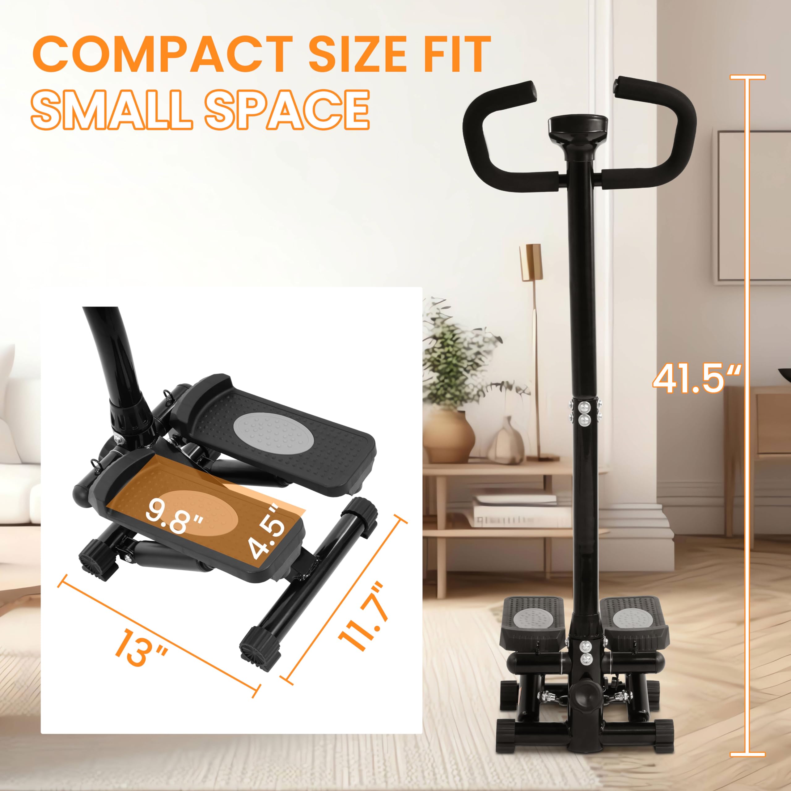 Signature Fitness Adjustable Mini Stepper Stair Stepper Stepping ...