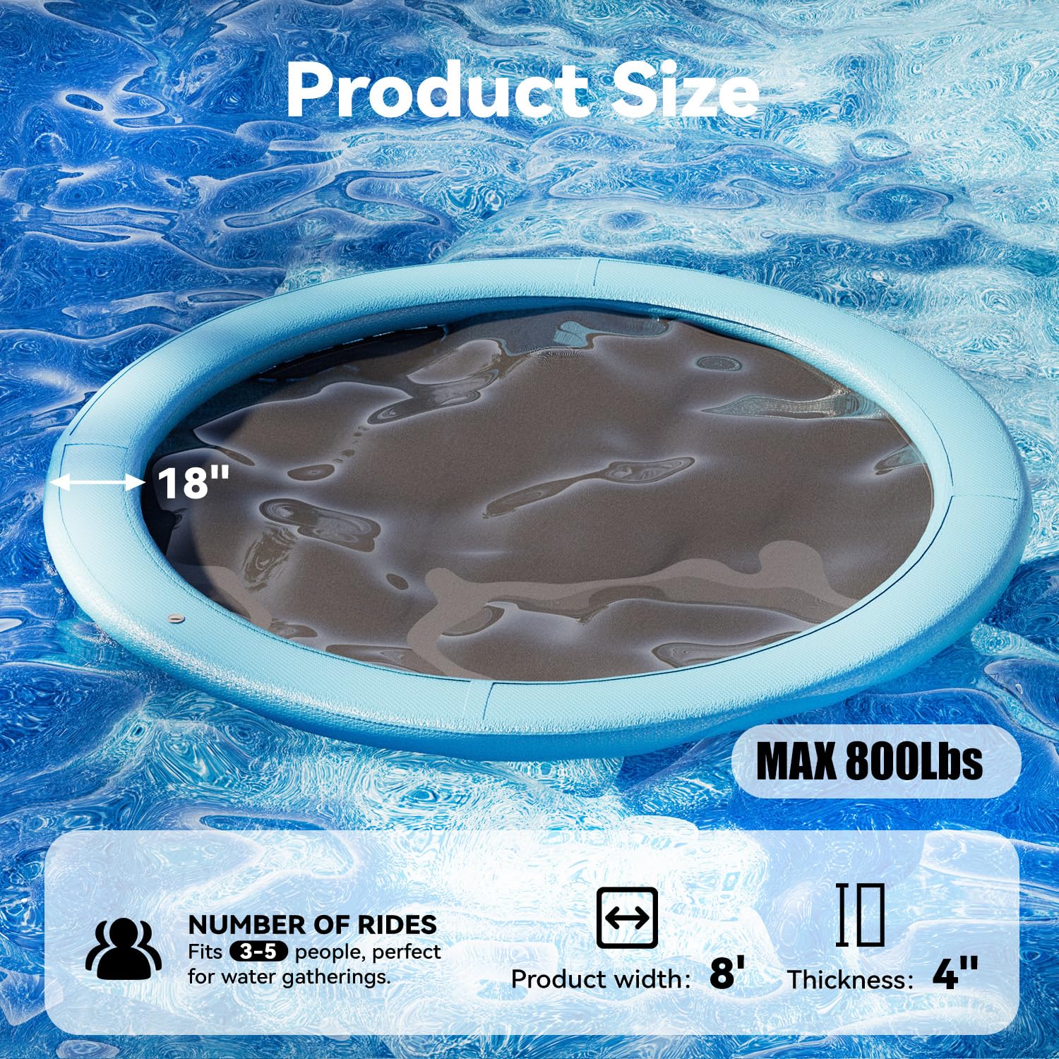 Snapklik.com : Inflatable Dock Floating Platform, Inflatable Tanning ...