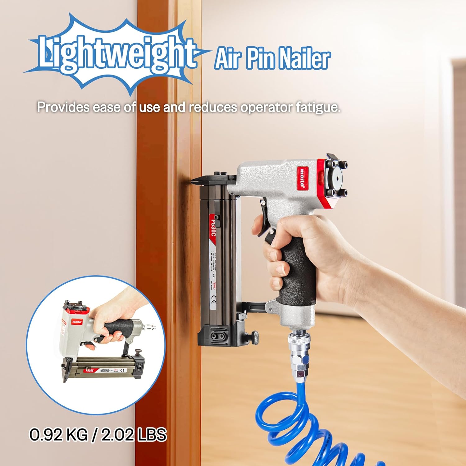 meite P630C 23 Gauge Pneumatic Micro Pin Nailer - Barbados | Ubuy