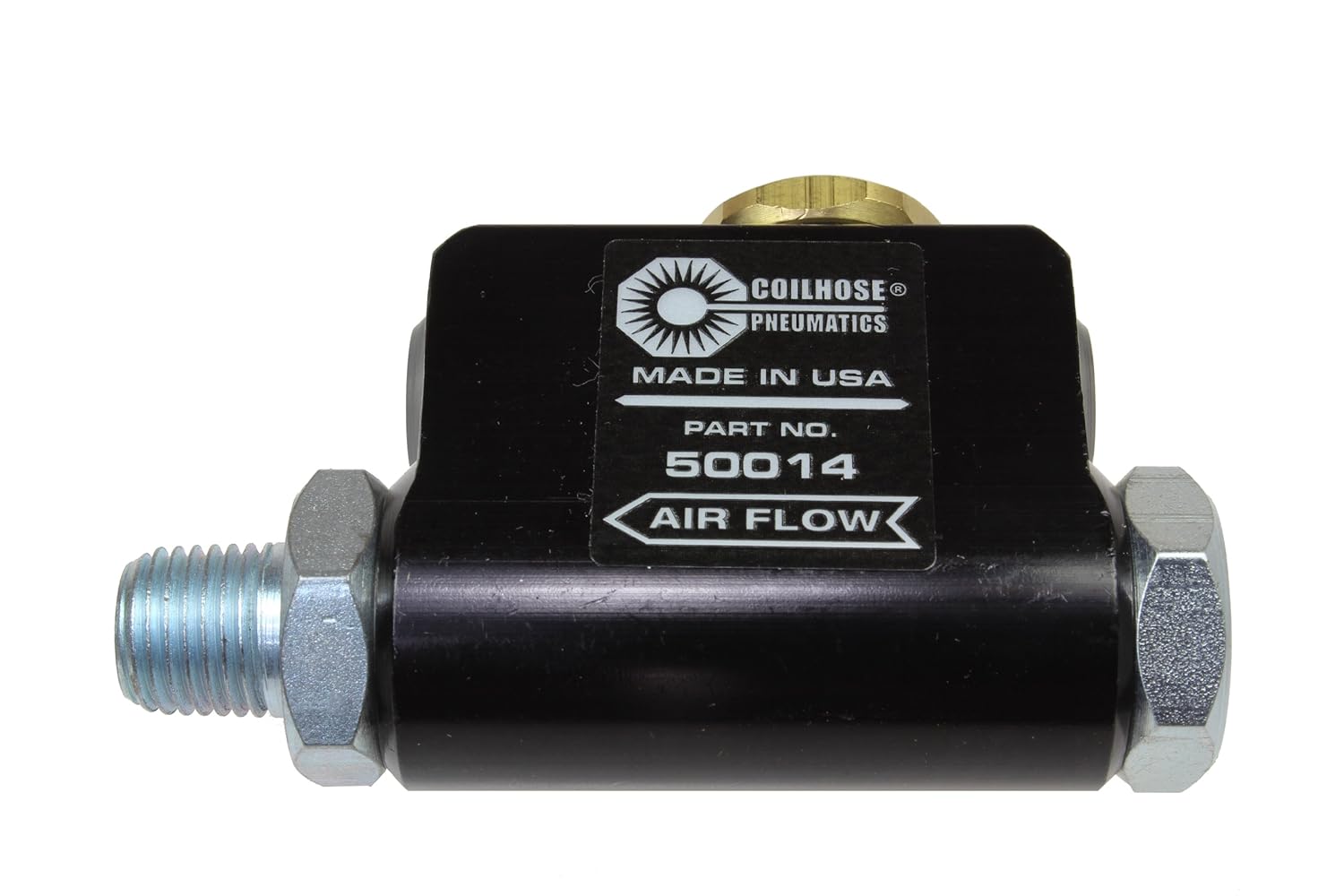 Coilhose Pneumatics 50014 In-Line Lubricator, 1/4-Inch Pipe Size, 7.5 ...