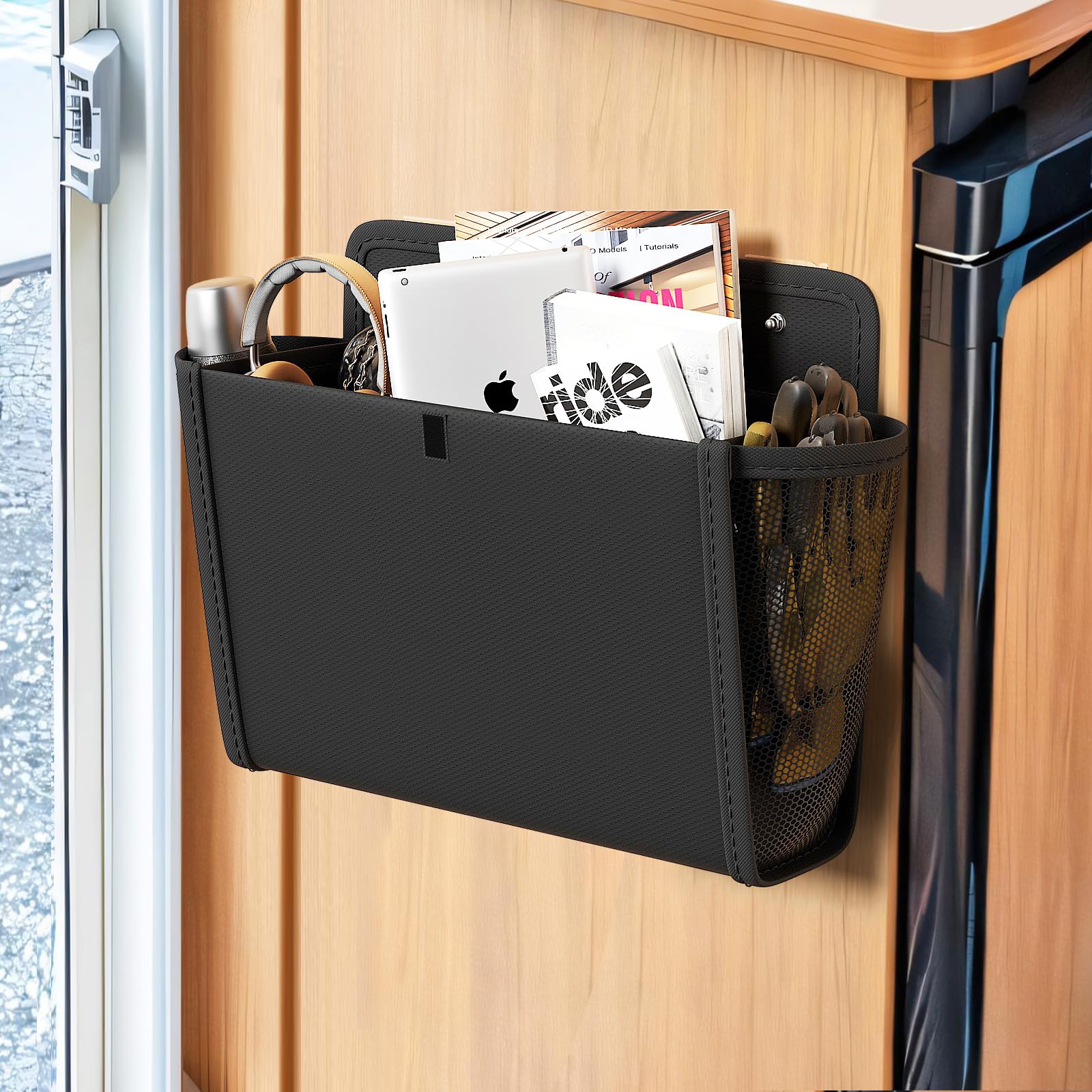 Amazon.com: DEYILIAN Wall Hanging Storage Organizer, Wall Pocket ...