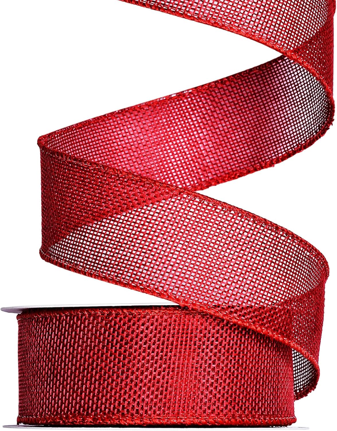 Amazon.com: Ribest Burlap Red Wired Ribbon, 1 1/2 inch 10 Yard, Jute ...