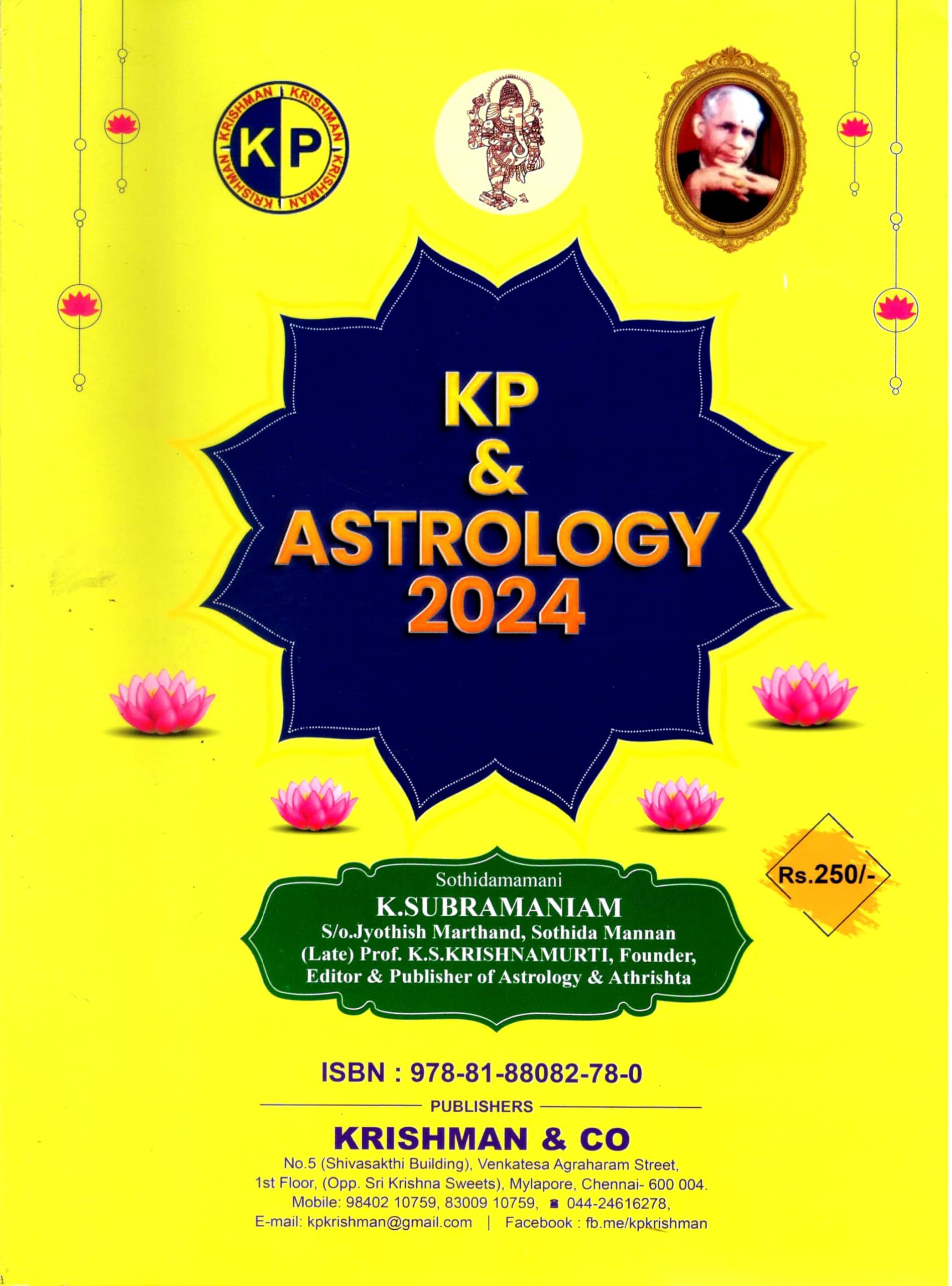 KP & Astrology 2024(Year Book) : K Subramaniam: Amazon.in: Books