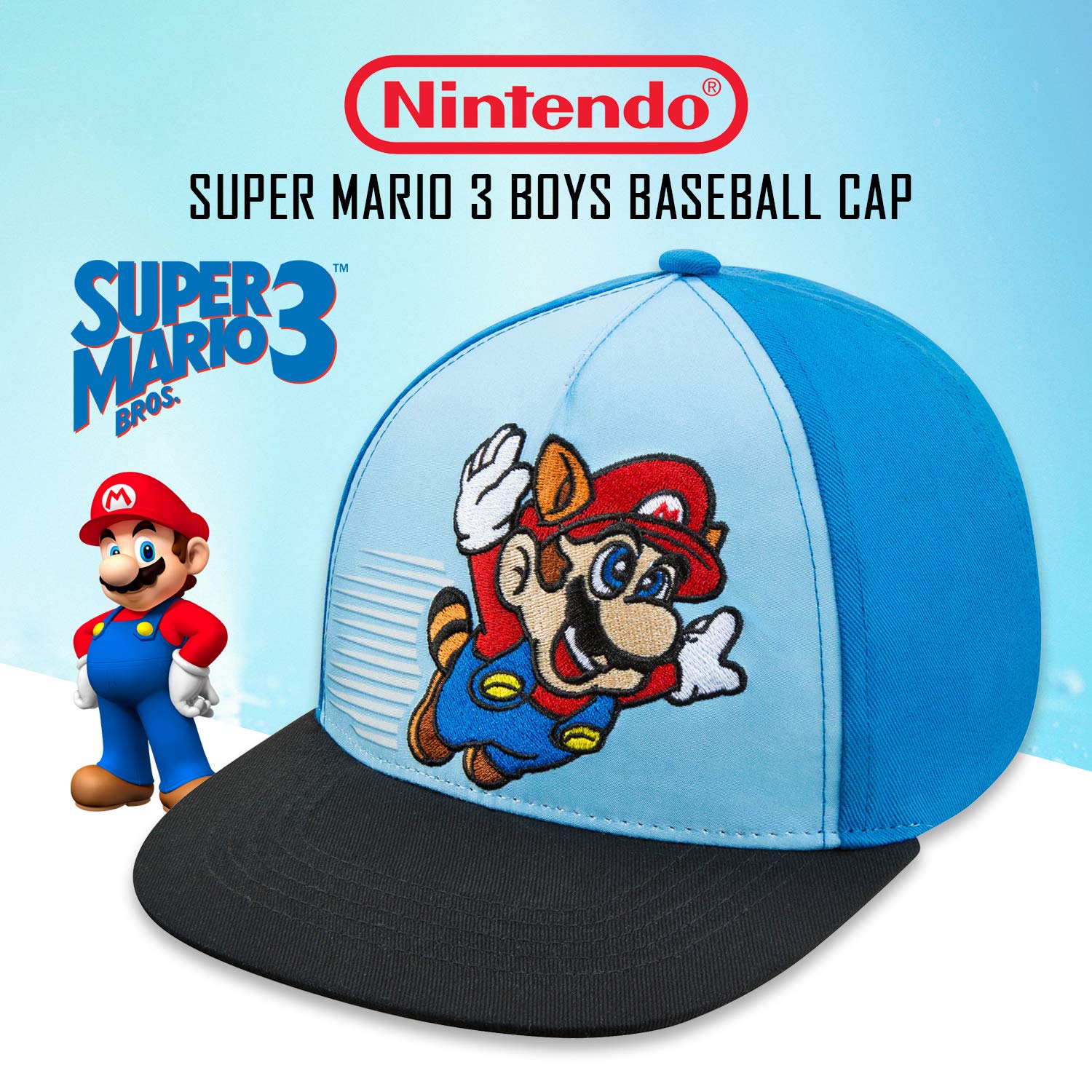 Snapklik.com : NINTENDO Boys Super Mario Baseball Cap