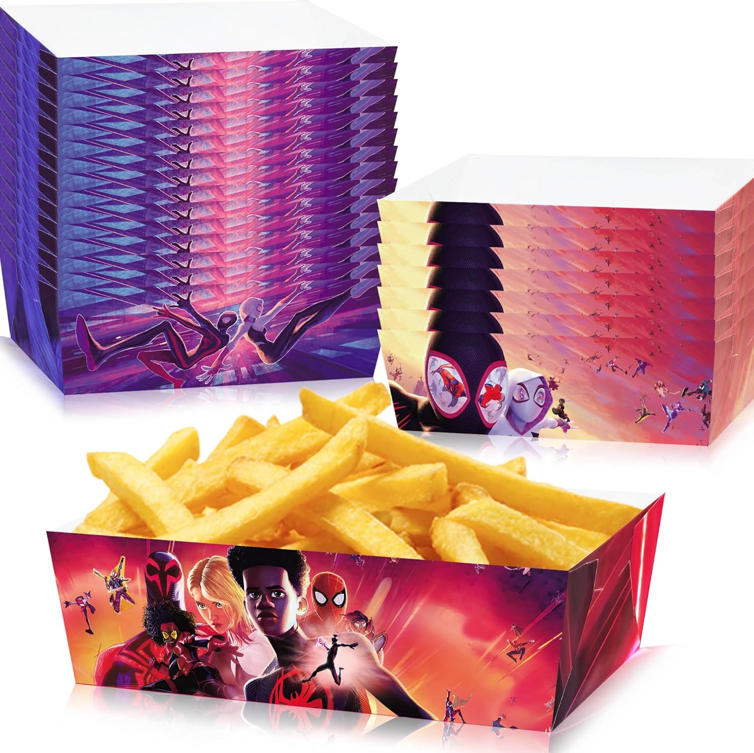 Amazon.com: Spiderman Birthday Party Supplies, Miles Morales Theme ...