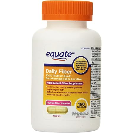 Amazon.com: Equate Fiber Therapy, For Regularity Fiber Supplement ...