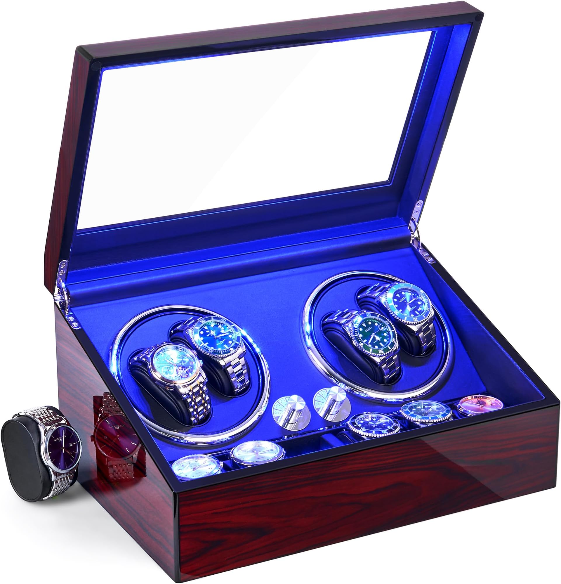 DUKWIN Watch Winder for 6/8 Automatic Watches, Lockable Automatic ...