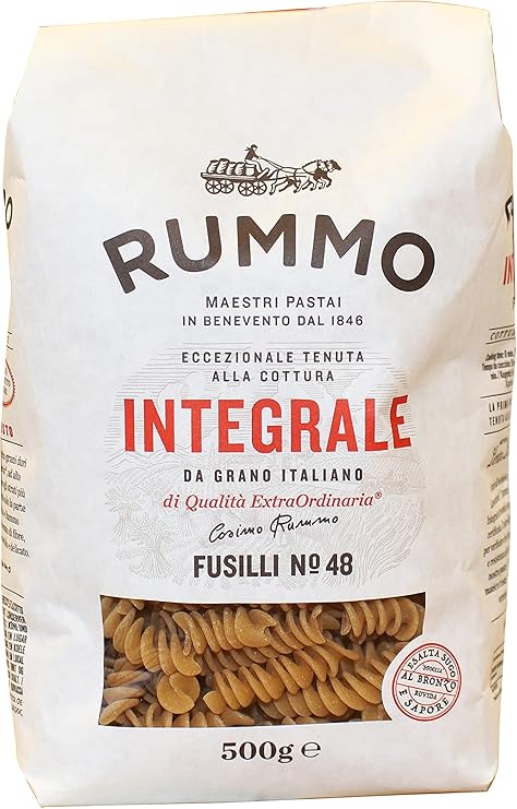 Rummo Wholewheat Fusilli Integrali No.48 - Nutritious Italian Whole ...