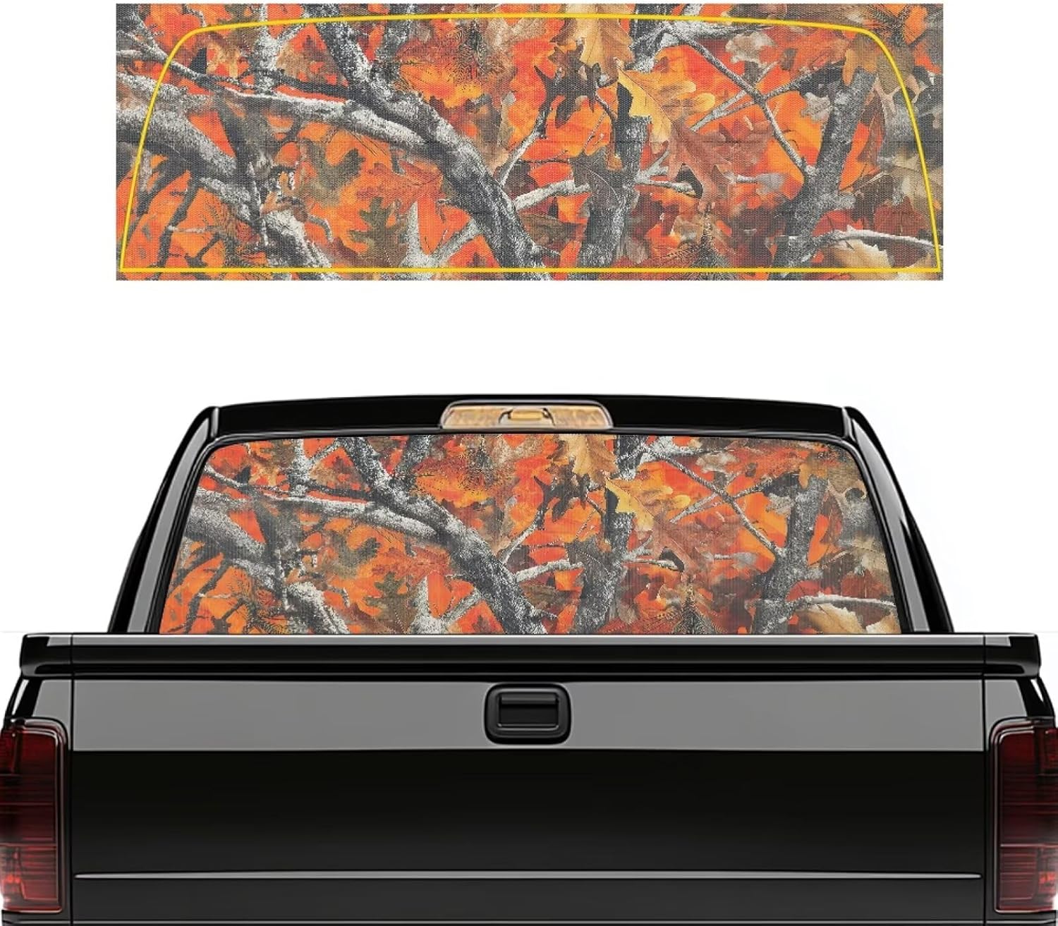 Amazon.com - TSVAGA Rear Window Decals for Trucks Pickup SUV Stylish ...