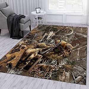 Amazon.com: Deer Hunting Rug Deer Hunting Rugs Whitetail Deer Hunting ...