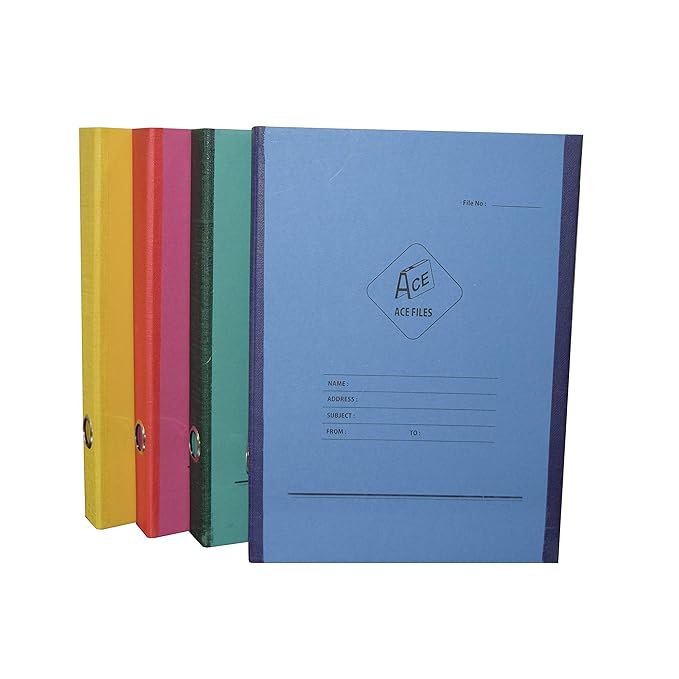 ACE Files Fileboard 2D Ring Box Cobra Files (Pack of 4) : Amazon.in ...