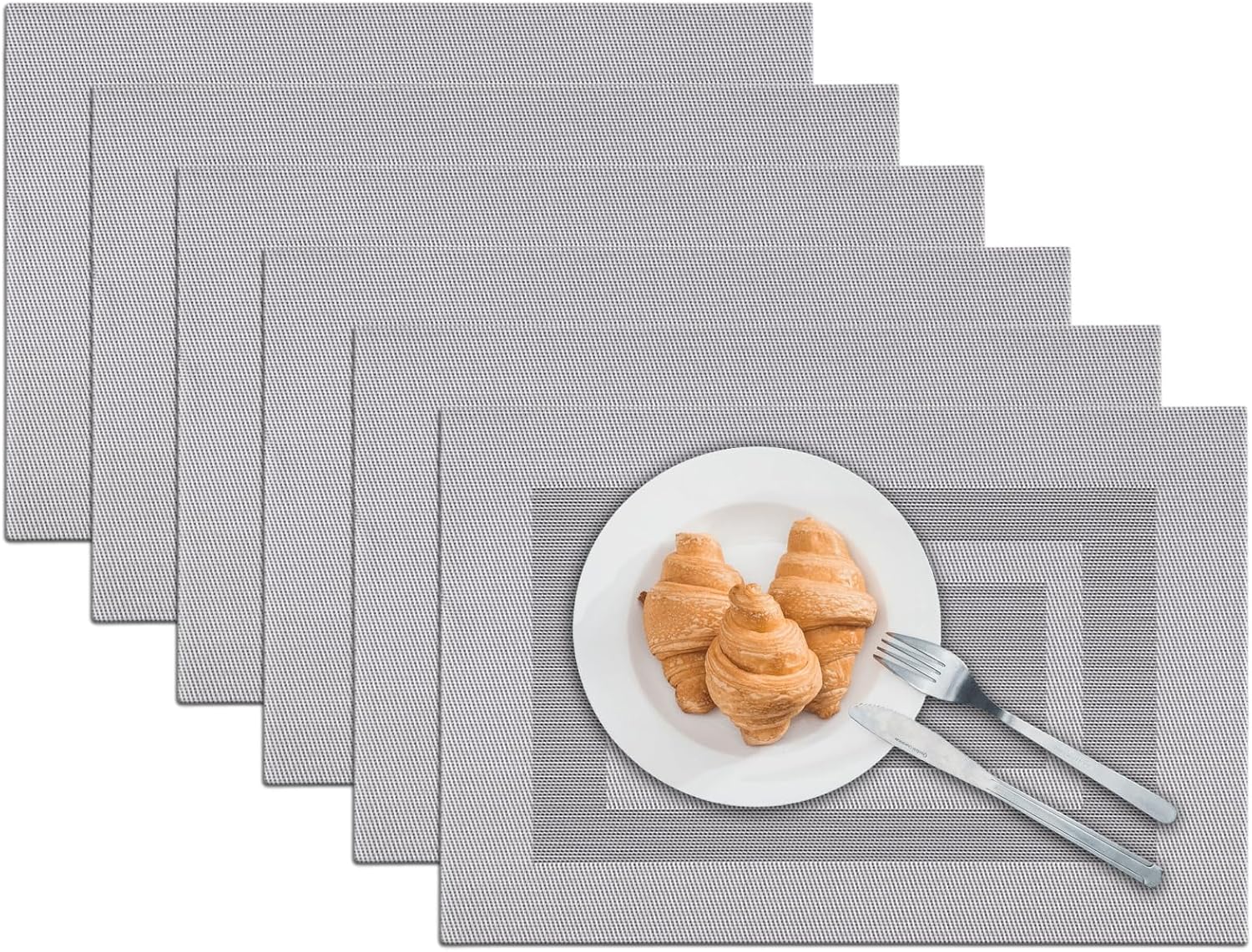 marysgift Placemats Table Mats Set of 6 Place Mats for Table Set of 6 ...