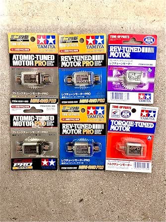 Amazon.co.jp: Tamiya Mini 4WD Old Tune Motor Set of 6 IZ : Toys & Games