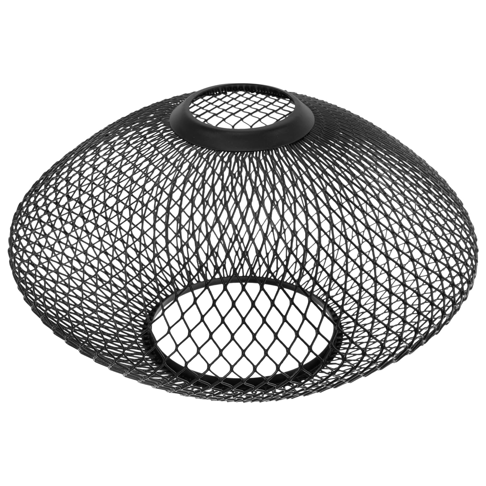 GANAZONO Metal Light Cage Vintage Round Lamp Guard for Pendant String ...