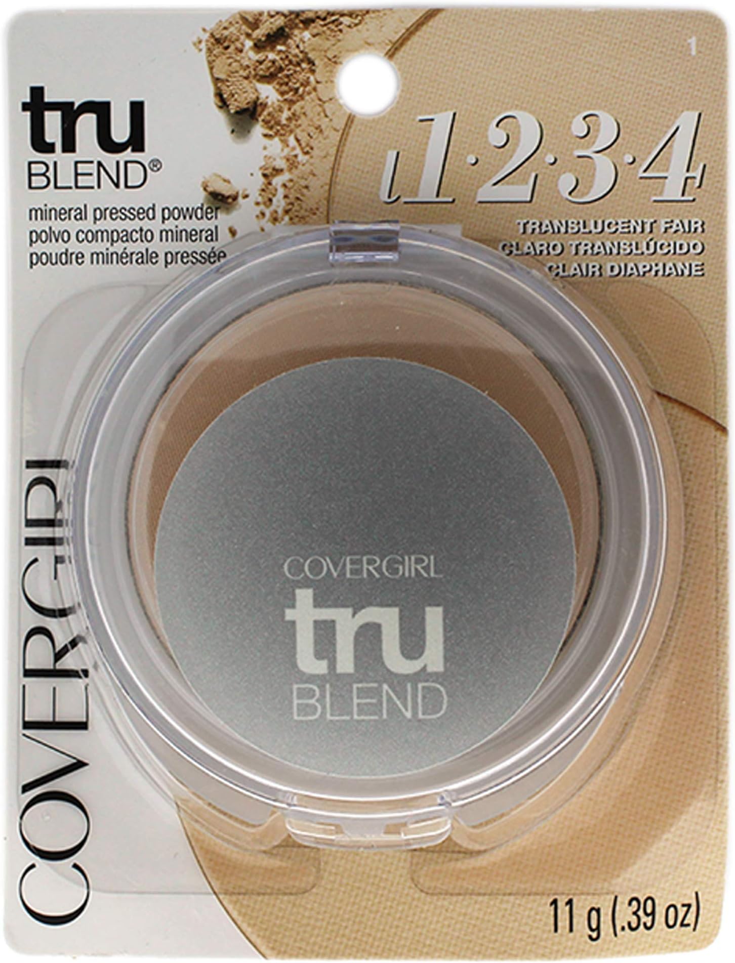 Amazon.com : Covergirl Trublend Pressed Powder, 001 Translucent Fair, 0 ...
