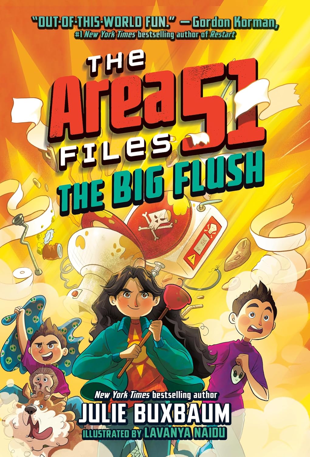 The Big Flush (The Area 51 Files): Buxbaum, Julie, Naidu, Lavanya ...