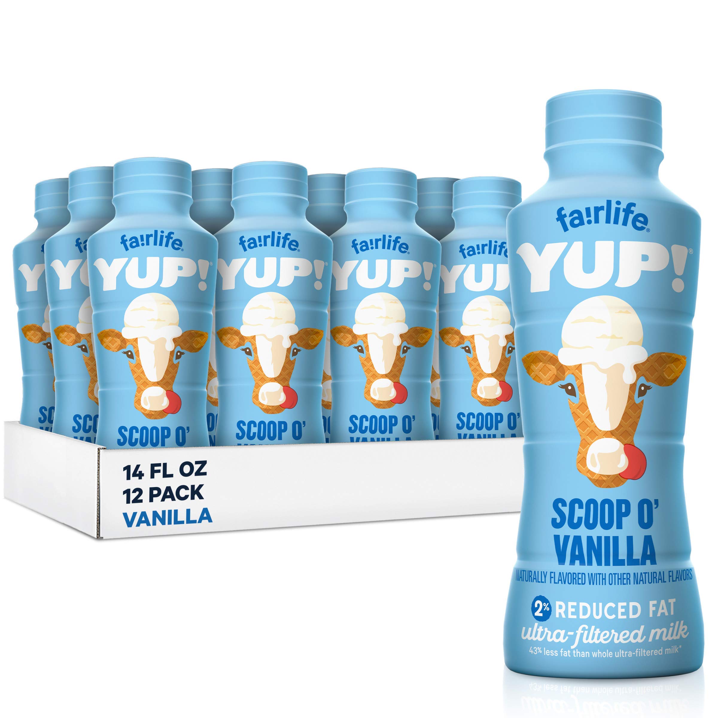 Buy Fair Life fairlife YUP! Low , Ultra-Filtered Milk, Smooth Vanilla ...