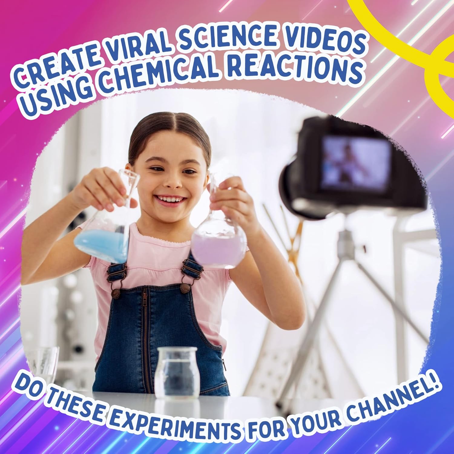 Buy Playz Social Media Influencer Science Kit for Kids with 13+ Viral ...