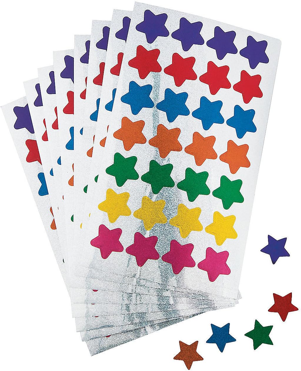 Amazon.com: Basic Star Stickers - 25 Pieces - Educational and Learning ...