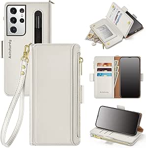 Amazon.com: Antsturdy Samsung Galaxy S21 Ultra 5G Wallet with Card Holder for Women Men,Galaxy ...