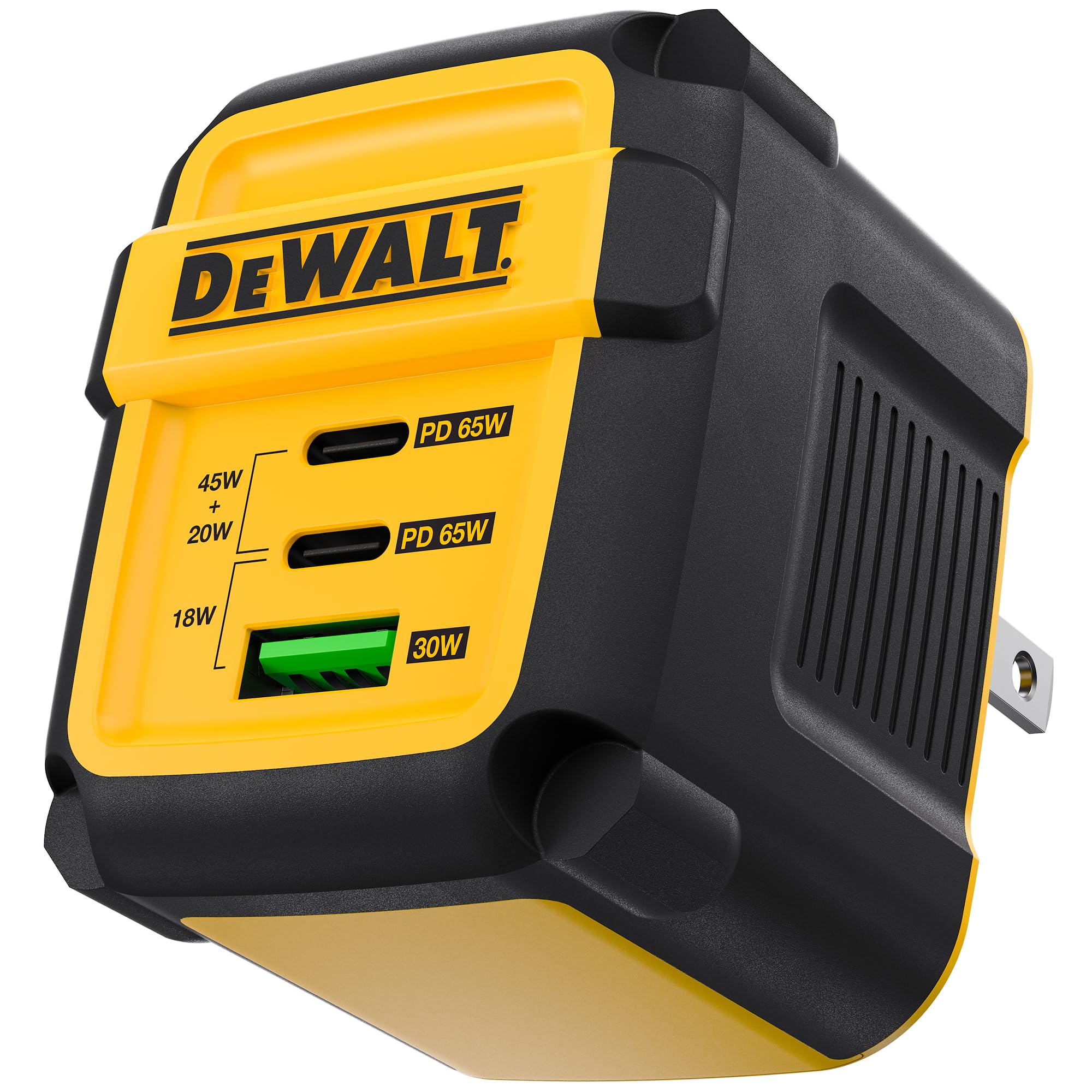 Amazon.com: DEWALT USB C Charger, GaN Charger (65W), PPS 3-Port Fast ...