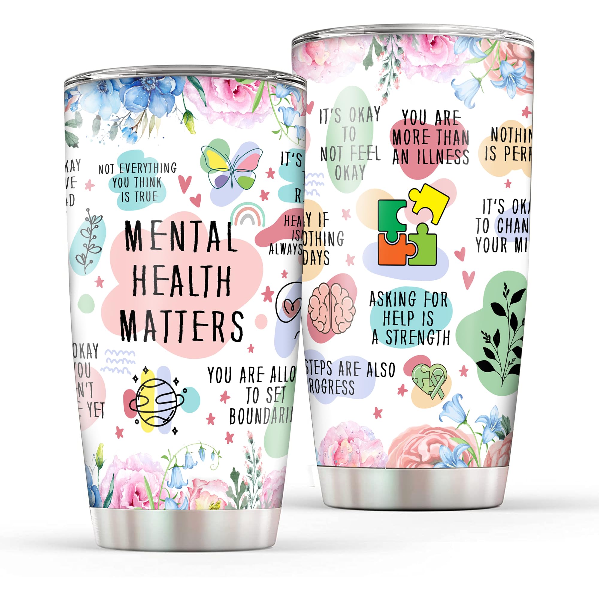Amazon.com | Mental Health Gift for Women, Positive Daily Affirmation ...