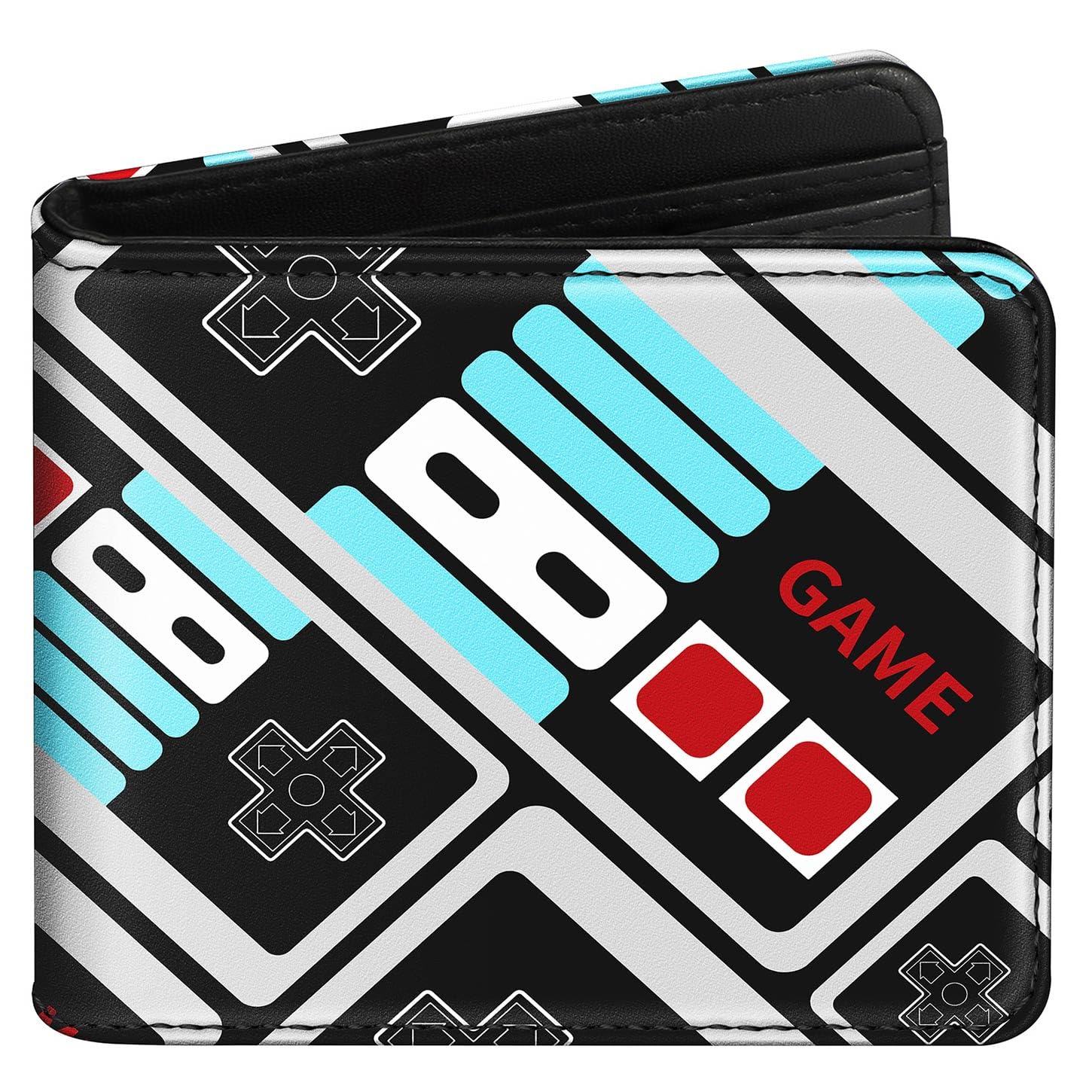 Amazon.com: Bistup Boys Wallet Cute Leather Bifold Wallet Video Game ...