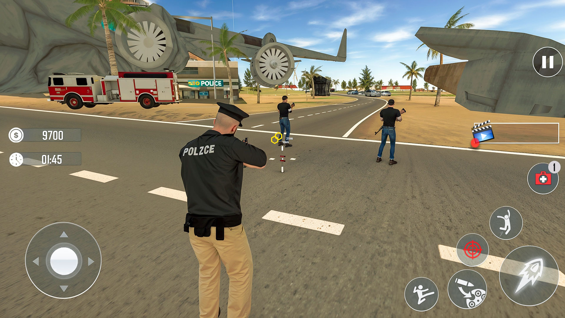 Police Chase Car Cop Game 3D – High Speed Police Pursuit, Crime Chase ...