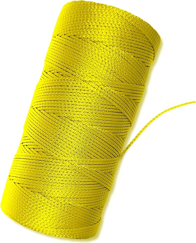 Yellow String Line Level - #18 Nylon String - 1000 Ft Length - Yellow ...