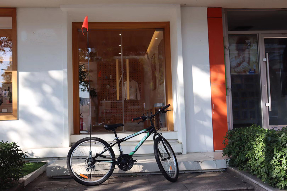 Watch HIBLE Carbon Fiber Bike Safety Flag with Pole on Amazon Live
