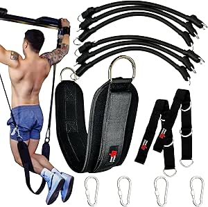 MuscleForge Pull Up Assistance Bands, Chin up Resistance Bands for ...
