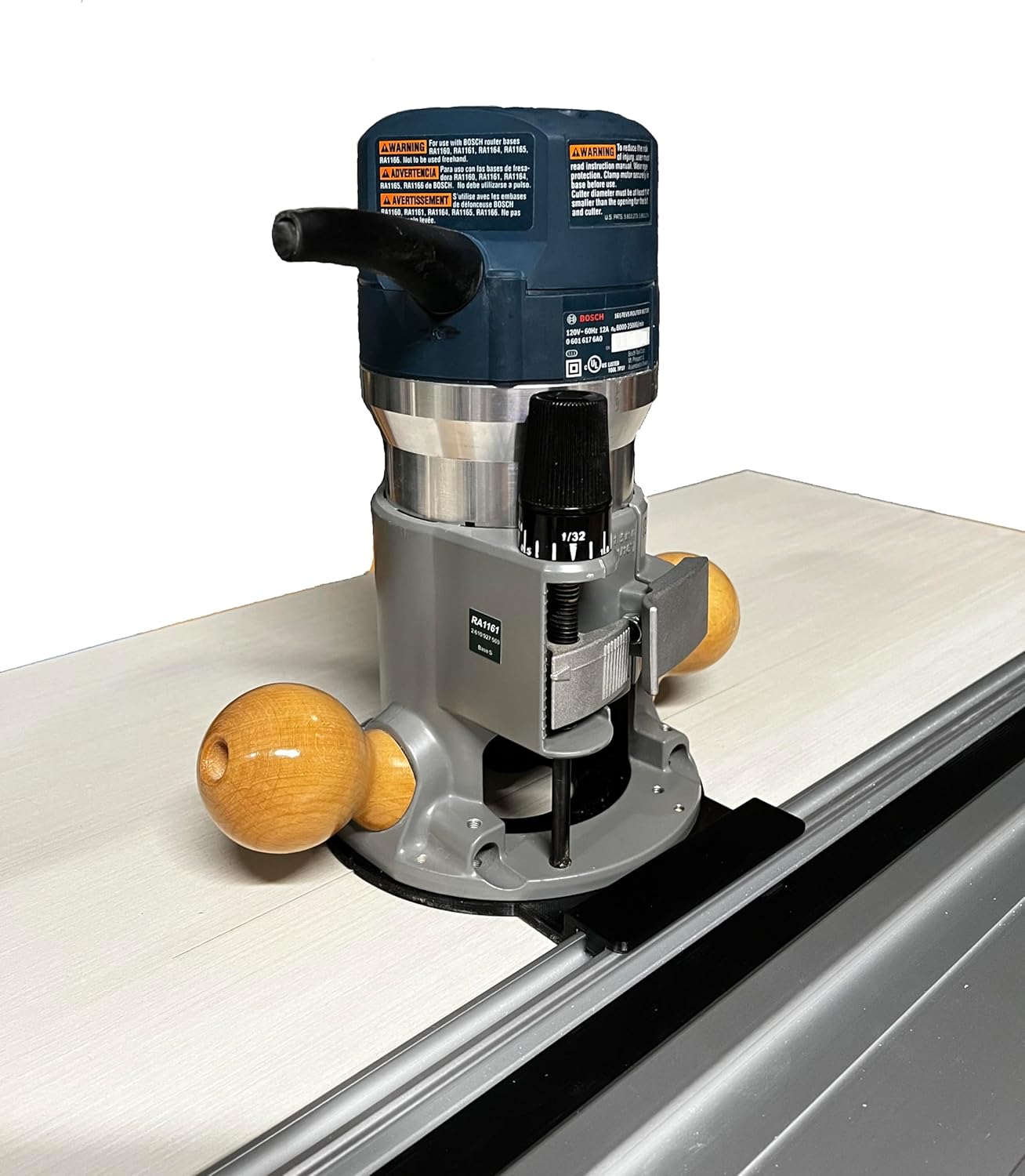 Guide Rail Adapter for Bosch 1617 Fixed Base - Made in USA - Amazon.com