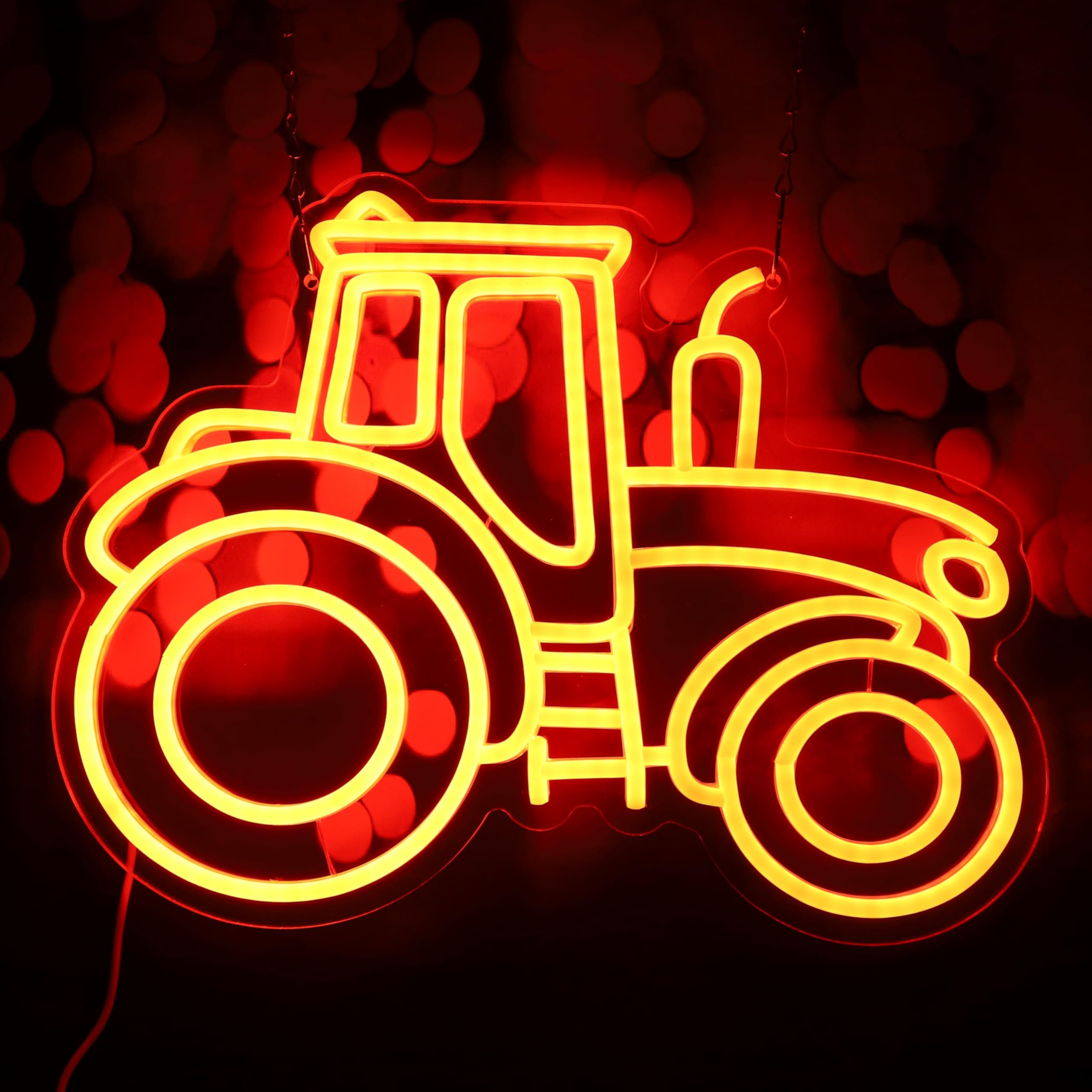 Amazon.com : Farming Tractor Neon Sign Farming Tractor Neon Light ...