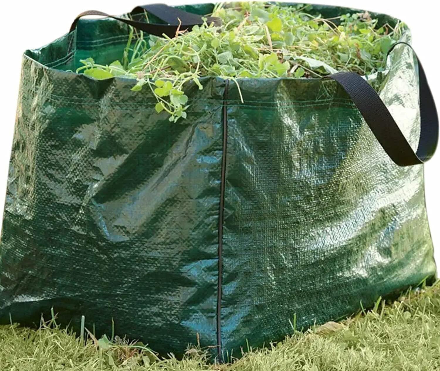 LIVIVO 2pc Garden Waste Bag - 82L Heavy Duty Large With Secure Handles ...