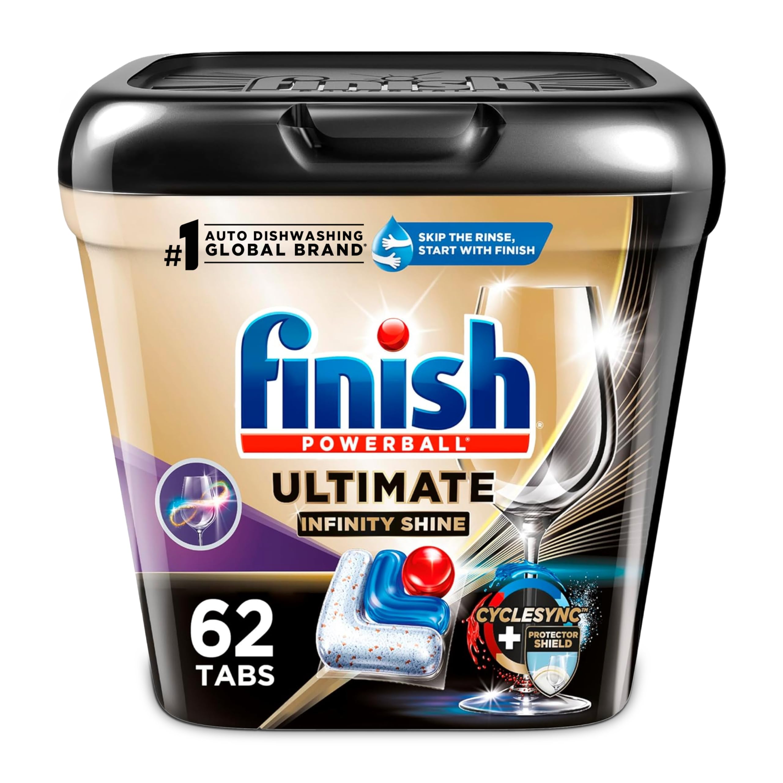 Finish® Ultimate Infinity Shine® Automatic Dishwasher Detergent, Fresh ...