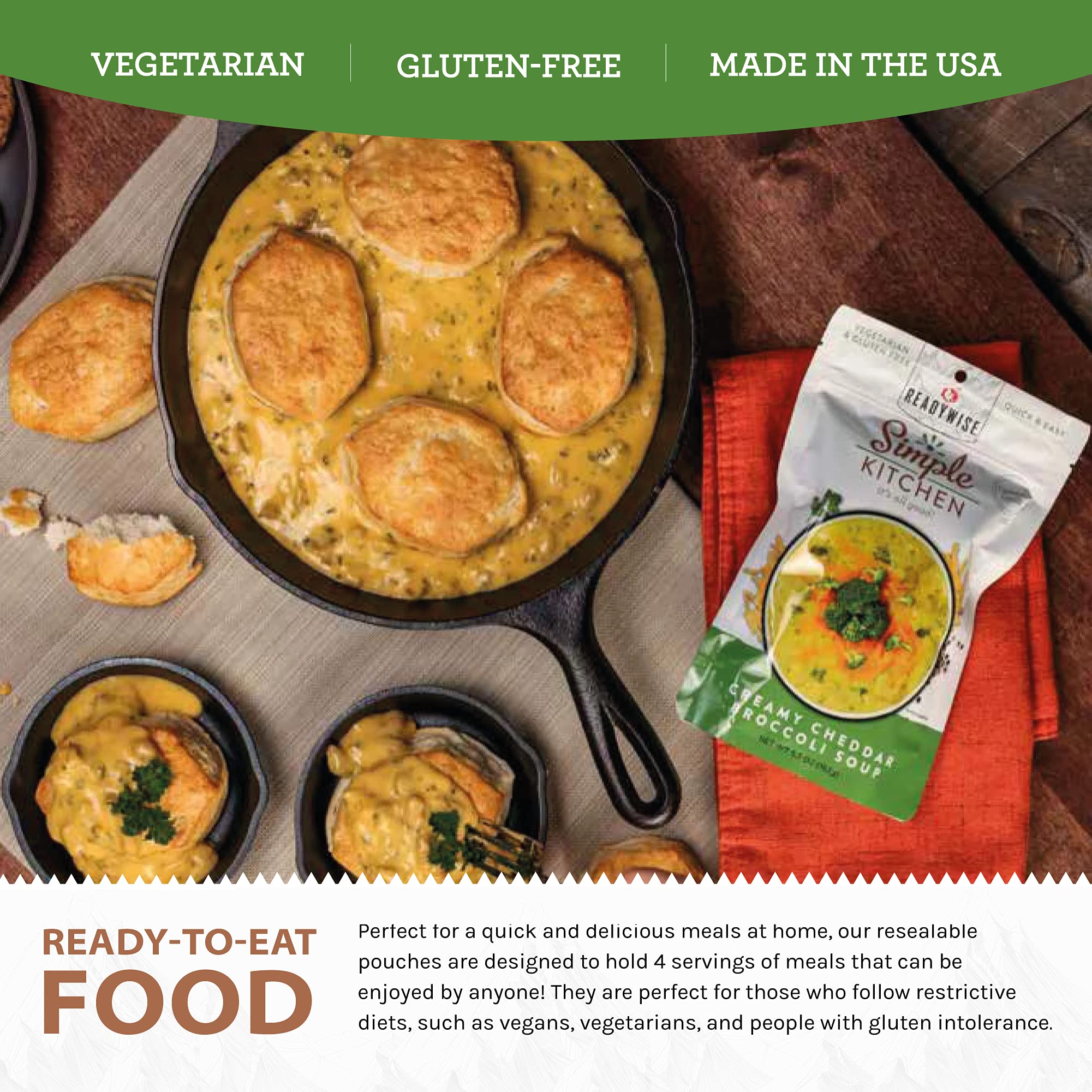 Snapklik.com : READYWISE - Simple Kitchen, Soup Variety Pack, 4 ...