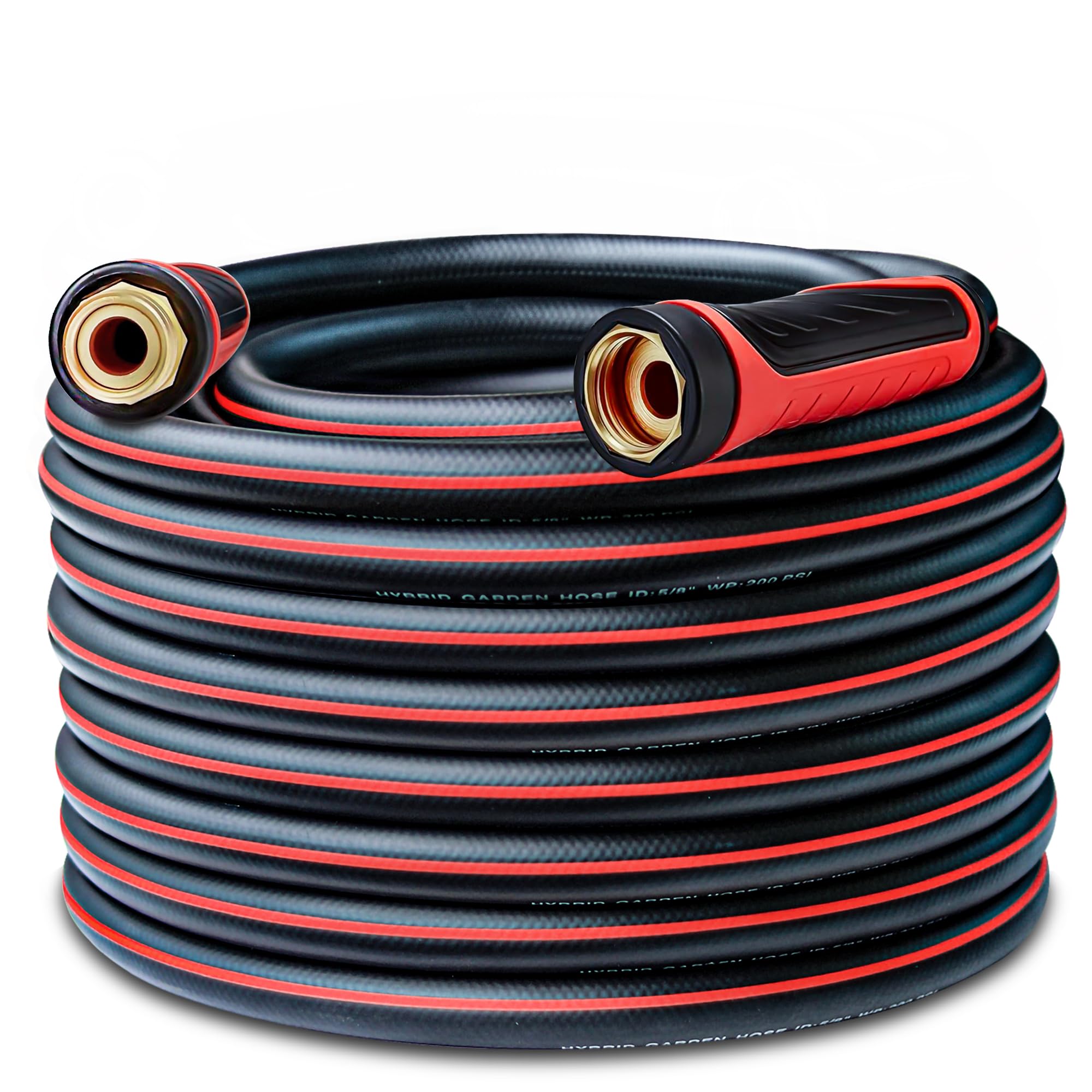 Amazon.com: Garden Hose 25 ft x 5/8", Heavy Duty Water Hose 25ft with Swivel Grip Handle ...