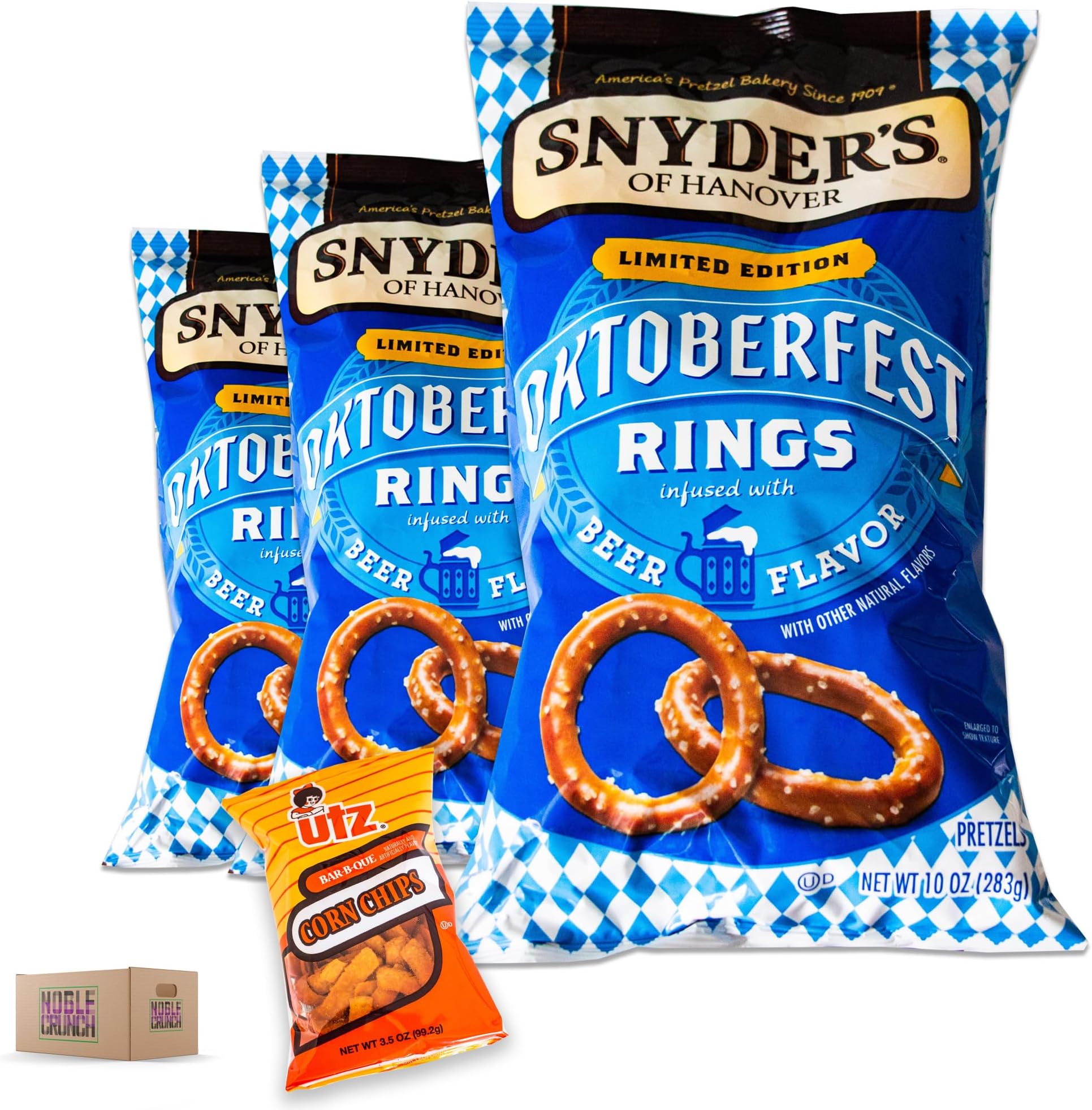 Amazon.com: Snyder's Oktoberfest Beer Flavored Pretzel Rings (3, 10oz ...