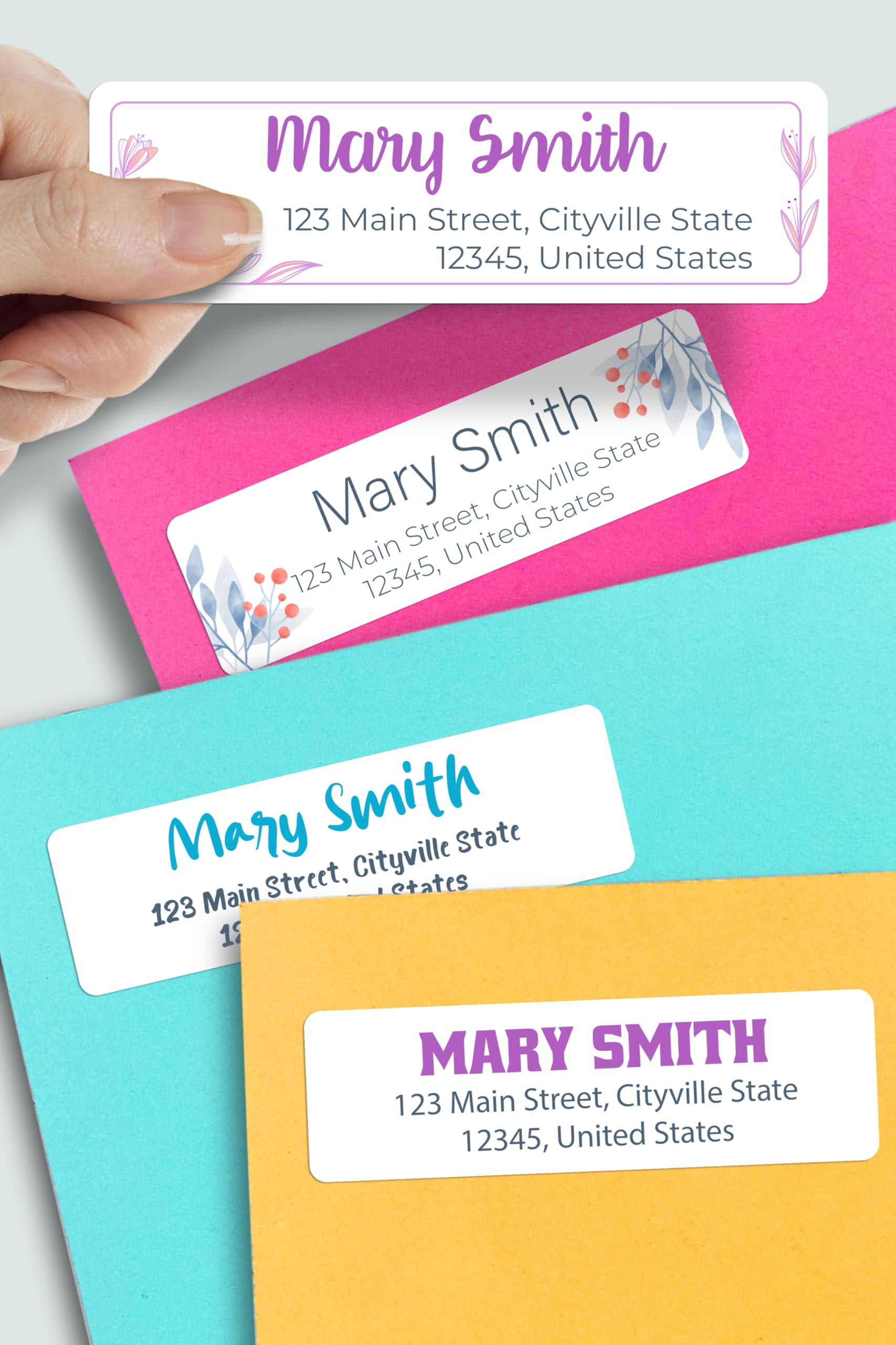 Amazon.com : Custom Address Labels Stickers – Personalized Address ...