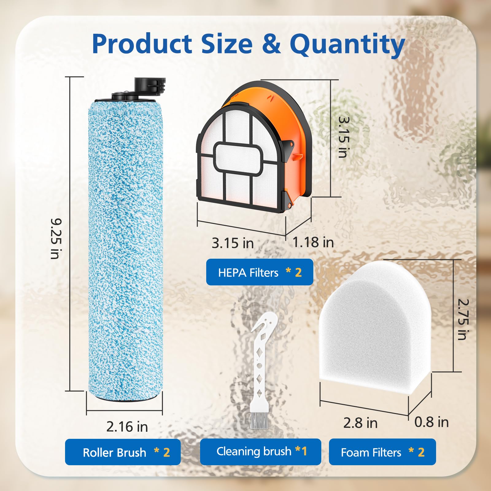 Snapklik.com : WD161 Roller & Filter Replacement For Shark HydroVac ...
