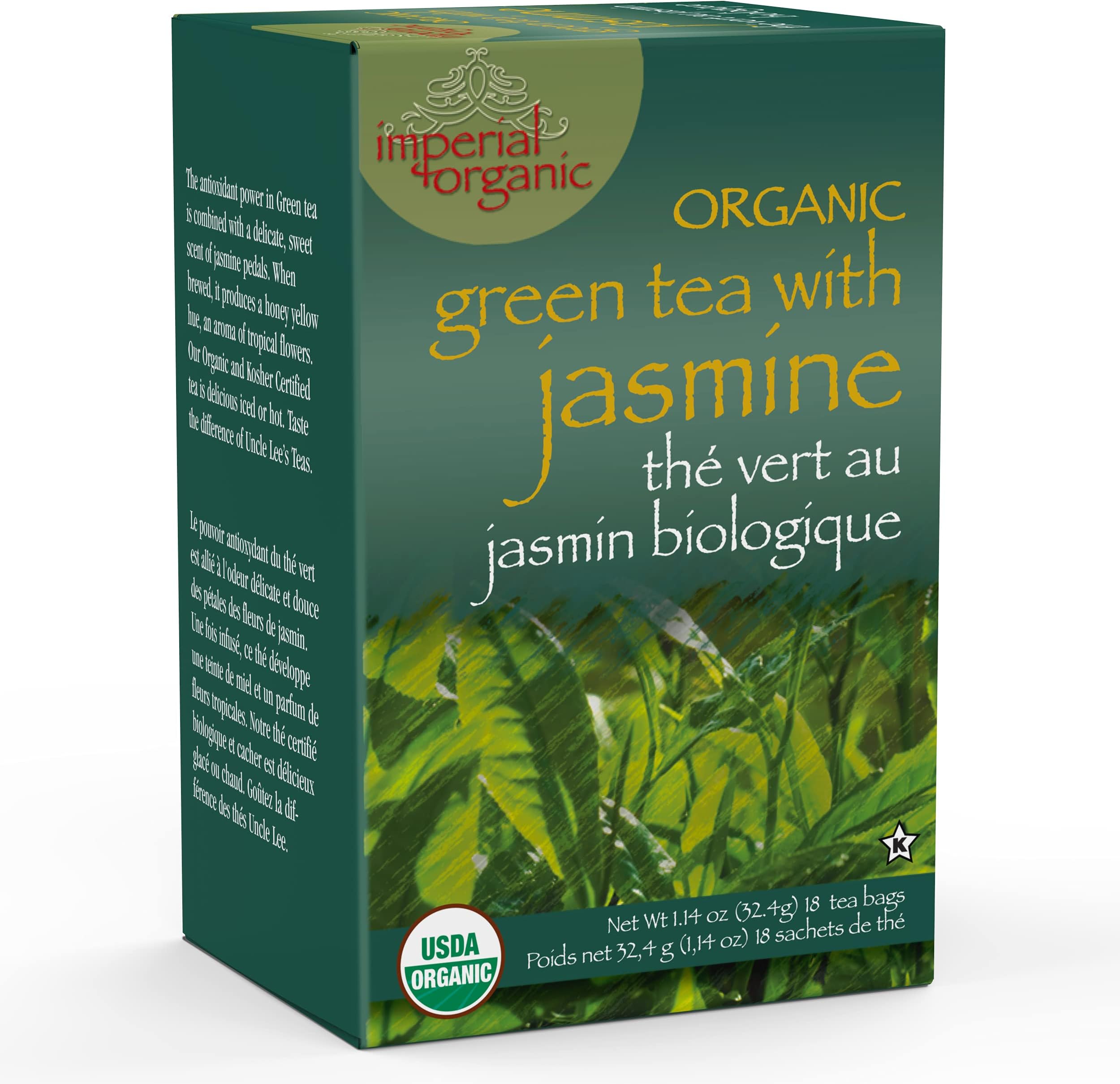 Amazon.com : Touch Organic China Organic Tea Cube, Jasmine Green Tea ...