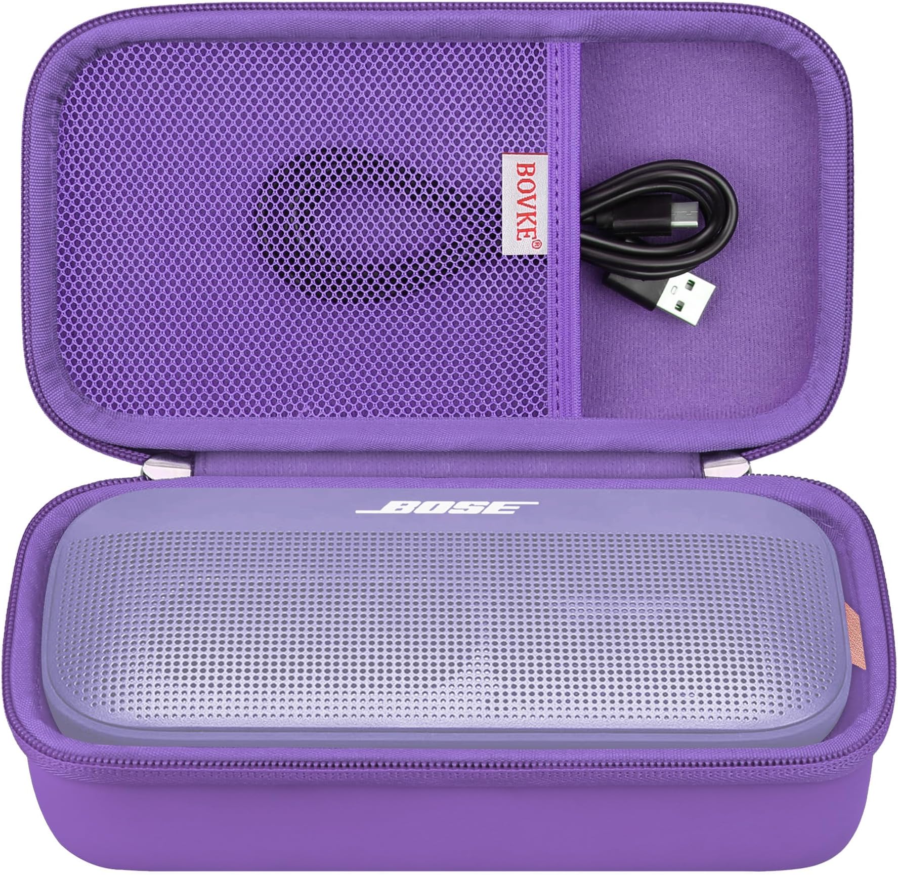 Amazon.com: BOVKE Hard Travel Speaker Case for Bose SoundLink Flex ...