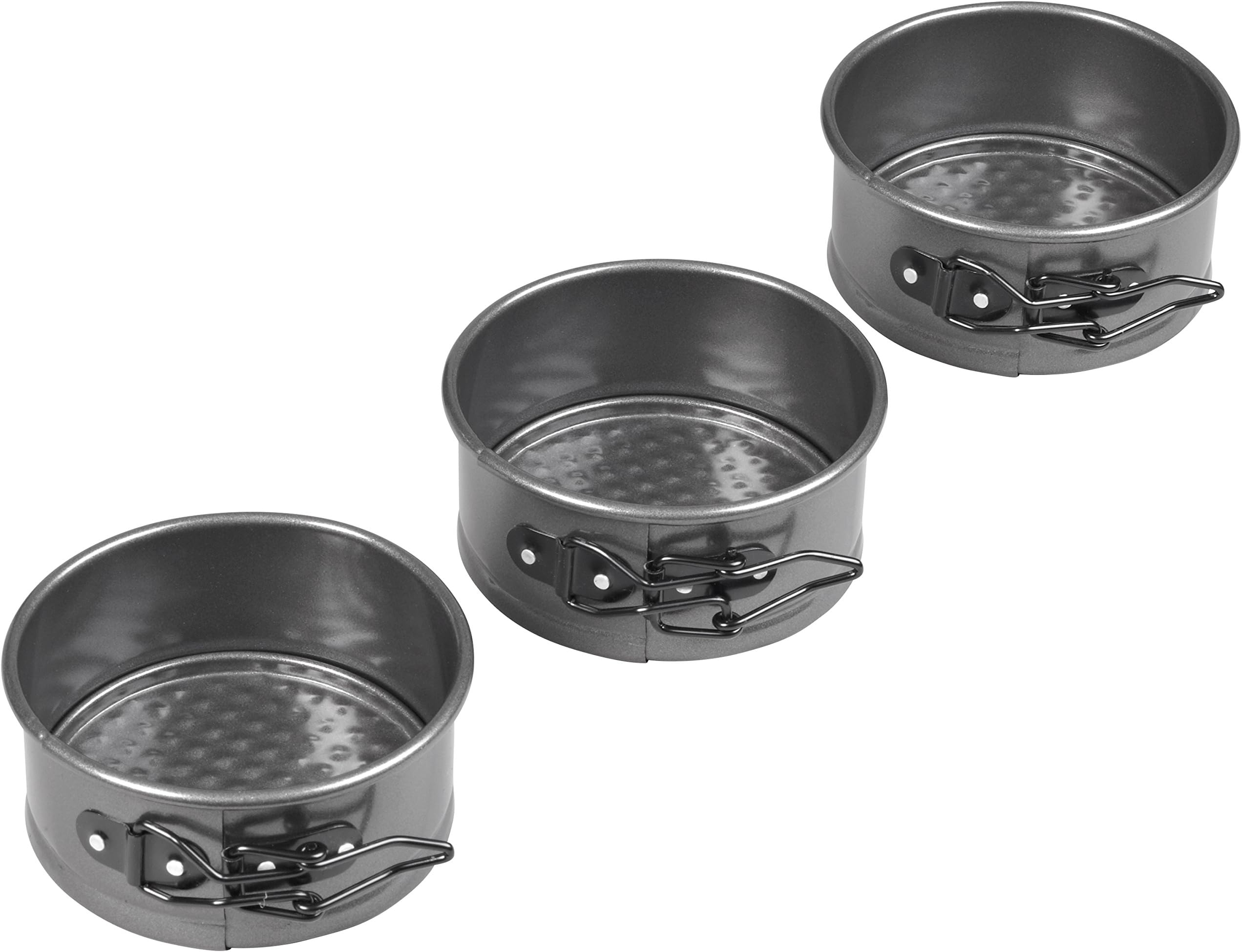 Amazon.com: Wilton 2105-2174 Mini Spring Form Pan, Silver, 3 Count ...